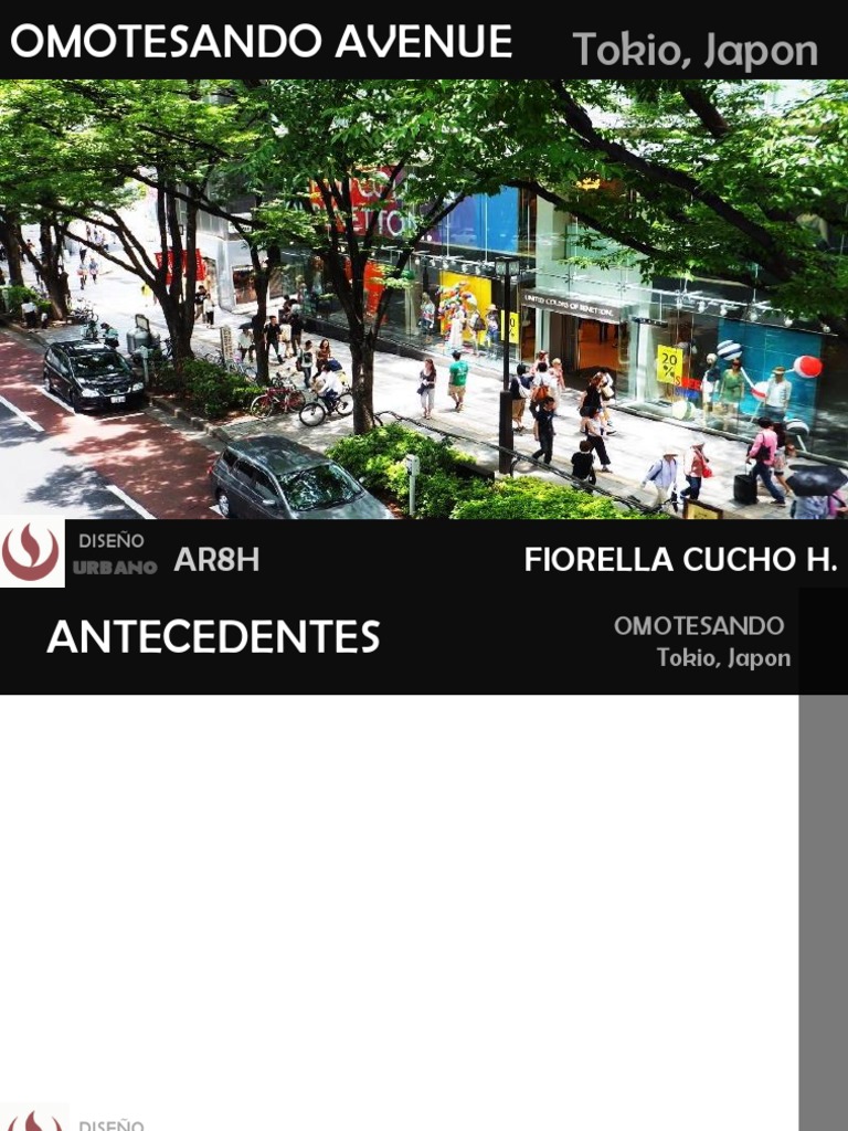 Omotesando: Avenida de Diseño y Moda | PDF | Tokio | Turismo