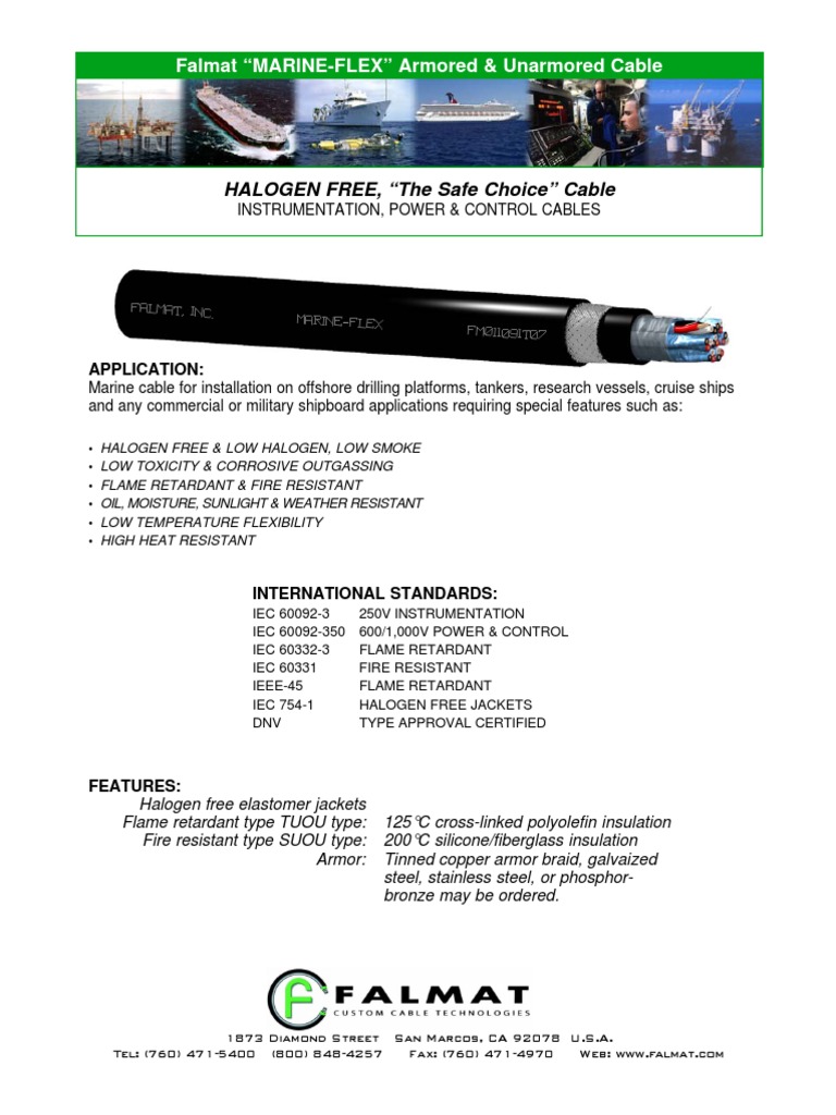 Halogen Free Marine Cable Solutions | PDF | Building Engineering ...