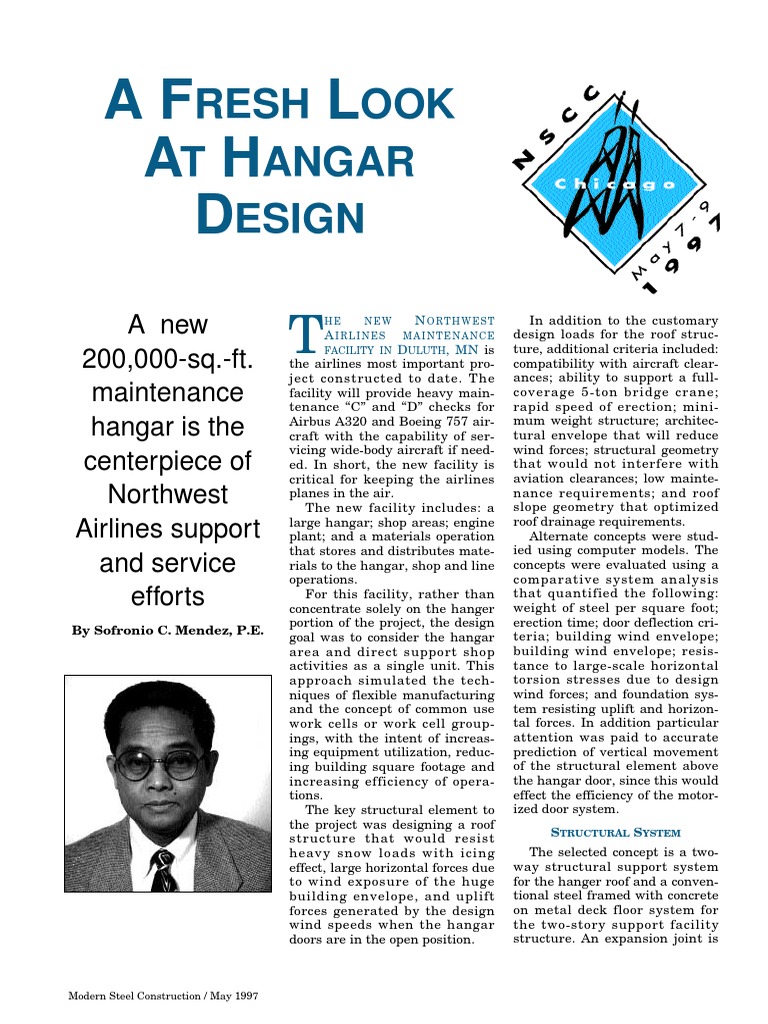 Hangar Design | PDF | Truss | Framing (Construction)