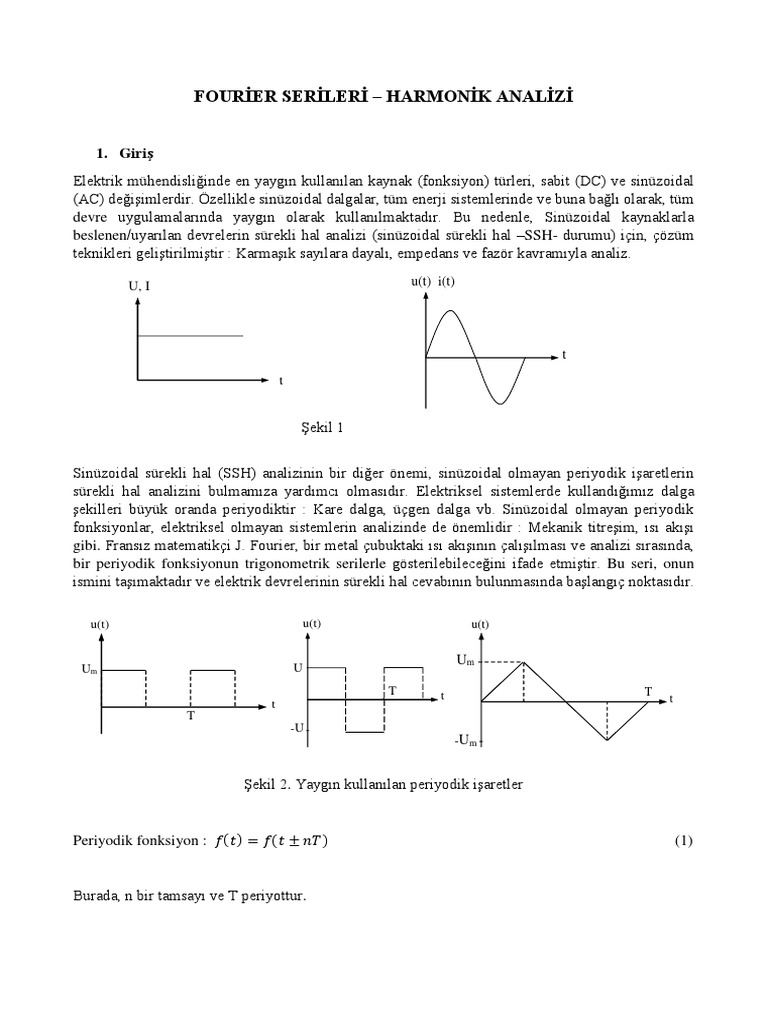 Devre Analizi Harmonik Notları PDF | PDF