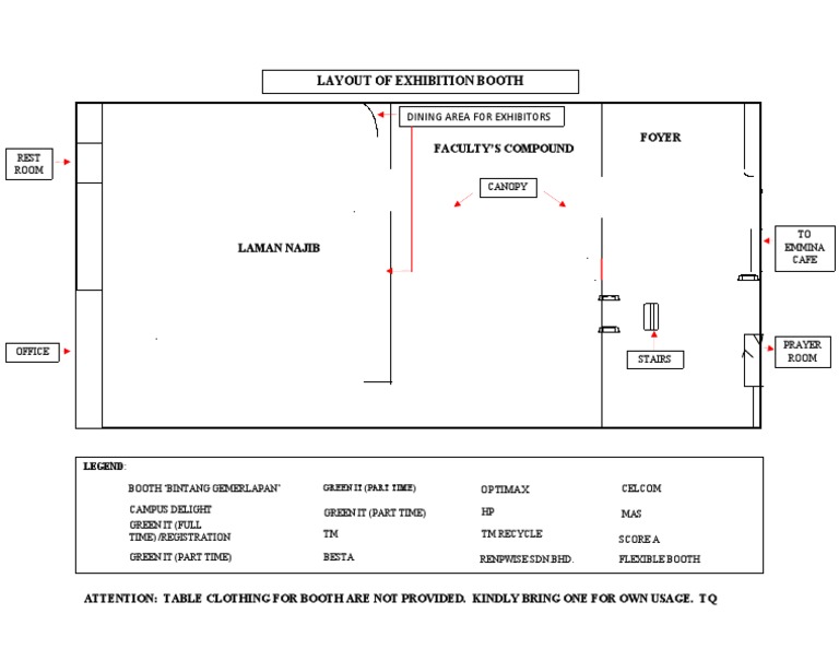 Exhibition Booth Layout Plan | PDF