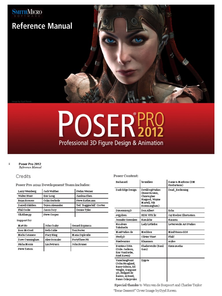 Poser Pro 2012 Reference Manual | PDF | Rendering (Computer Graphics) | Shader