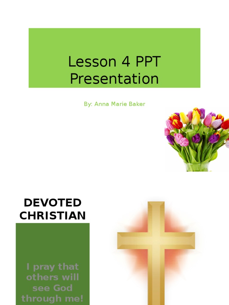 Lesson 4 PPT Presentation September 27 Assignment | PDF