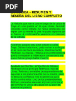 Linea de Tiempo de La Odisea | PDF | Odiseo | Odisea