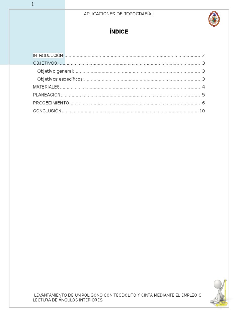 Levantamiento Topografico de Toma de Angulos Interiores Por ...