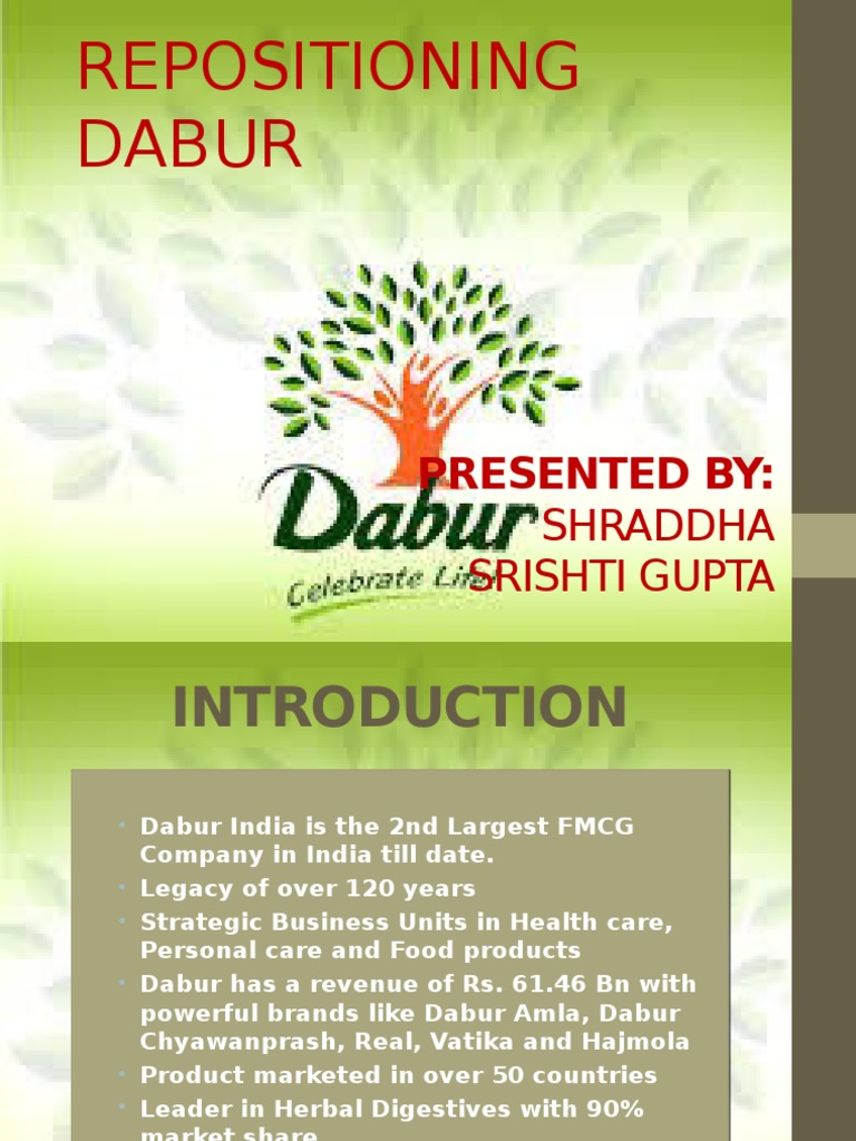 Dabur Presentation | Brand | Brand Management