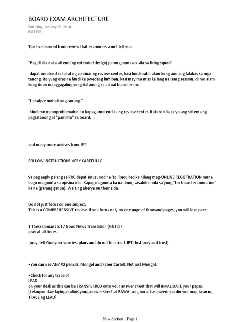 Board Exam Architecture PDF | PDF