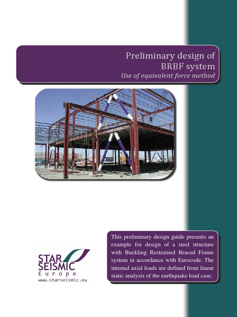 Preliminary Design Guide for BRBF System | PDF