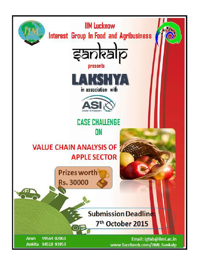 Case Study 01 - Apple Value Chain | PDF | Economics | Agriculture