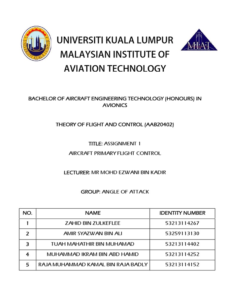 Analysis of the Primary Flight Control Systems on the Airbus A320 | PDF ...