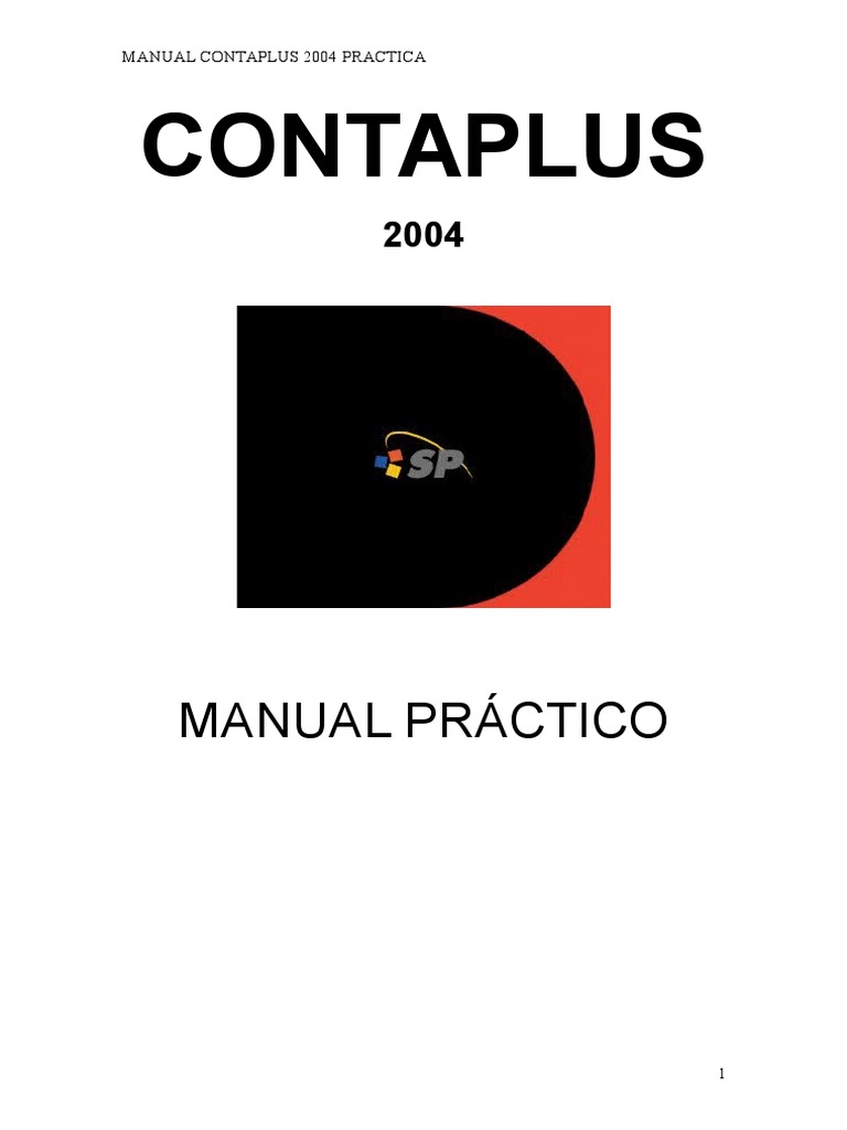 Manual Contaplus 2004 - Practica | PDF | Presupuesto | Contabilidad