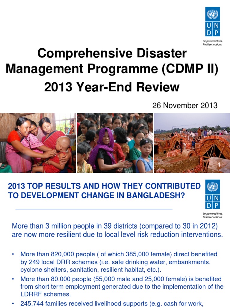 Comprehensive Disaster Management Programme (CDMP II) 2013 Year-End ...