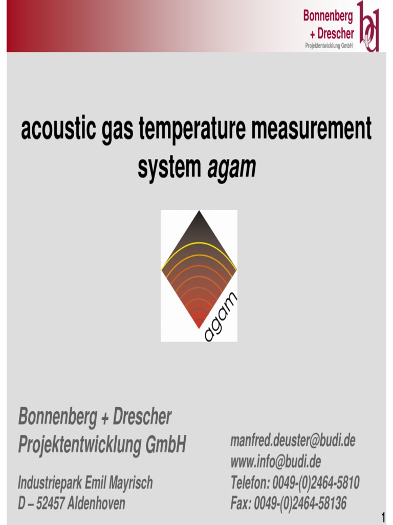 Acoustic Pyrometer | PDF | Materials Science | Physics