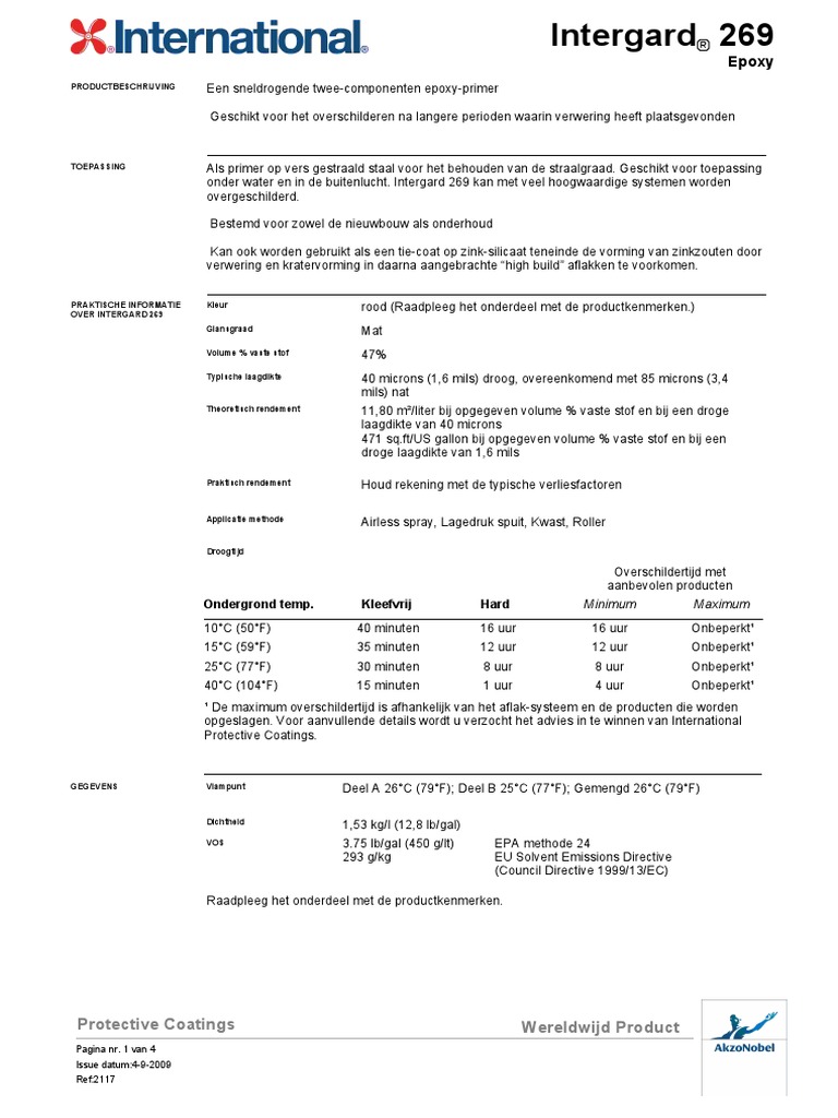 Intergard 269 4-9-2009 | PDF