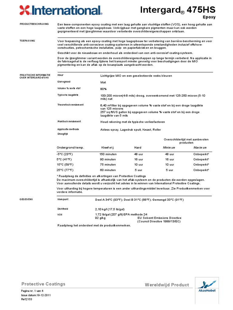 Intergard 475 Ned 19-12-2011 | PDF