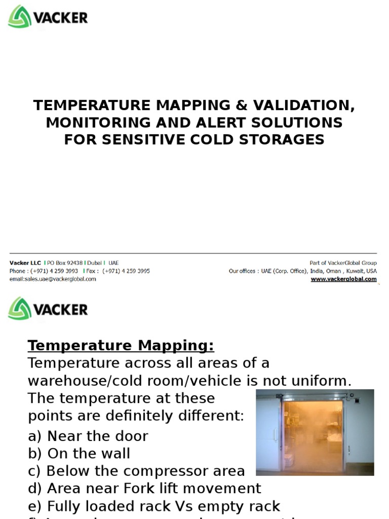 Temperature Mapping & Validation, Monitoring and Alert Solutions For ...