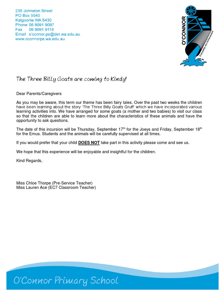 Goats Letter | PDF | Language Arts & Discipline