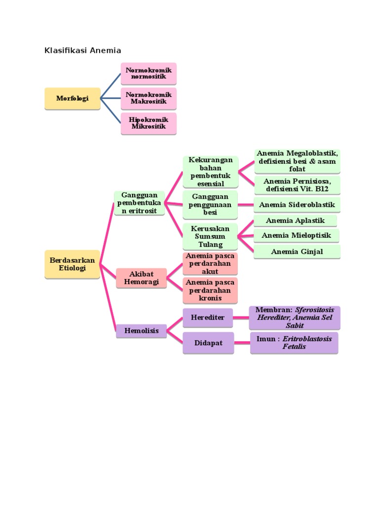 Klasifikasi Anemia | PDF