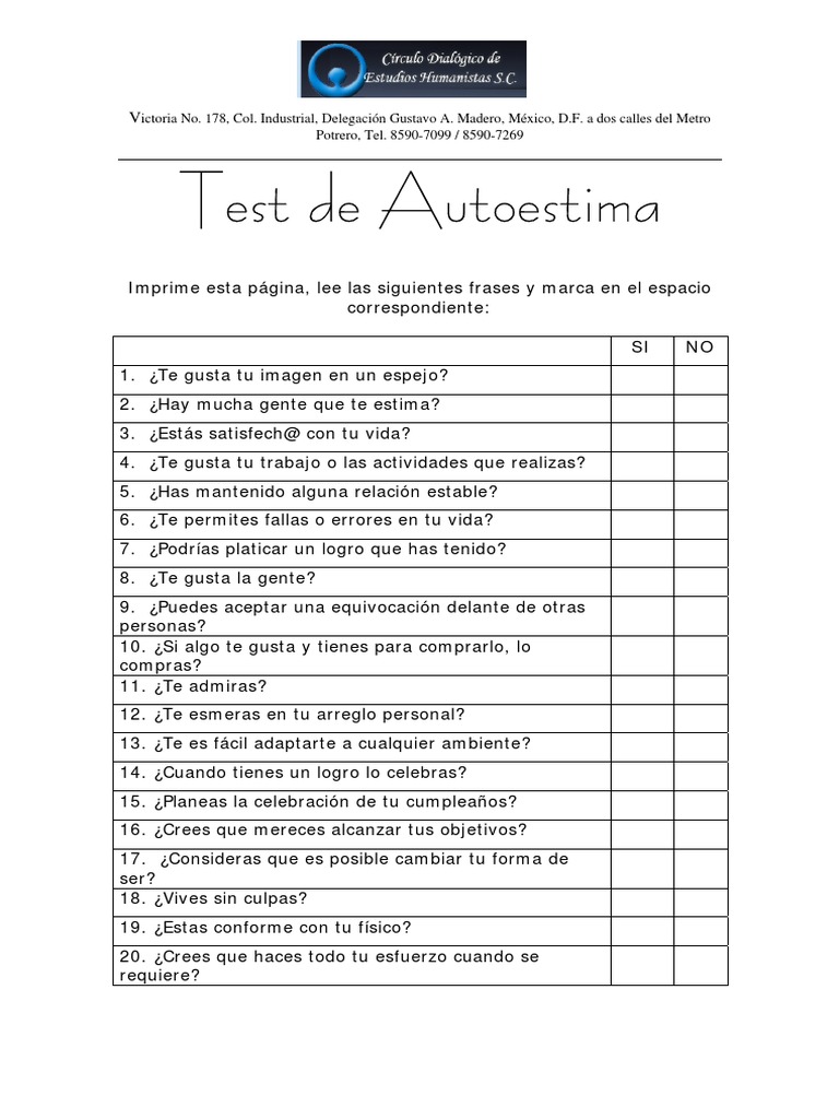 Test de Autoestima 121113184214 Phpapp01