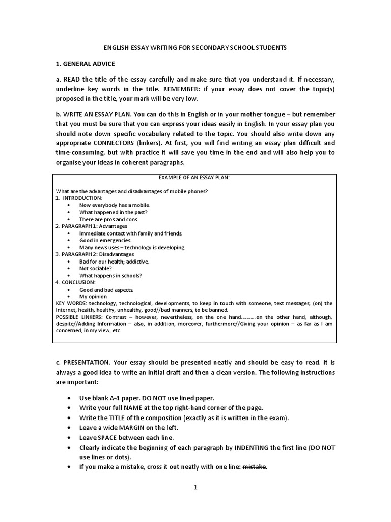 English Essay Writing | PDF | English Language | Reading Comprehension