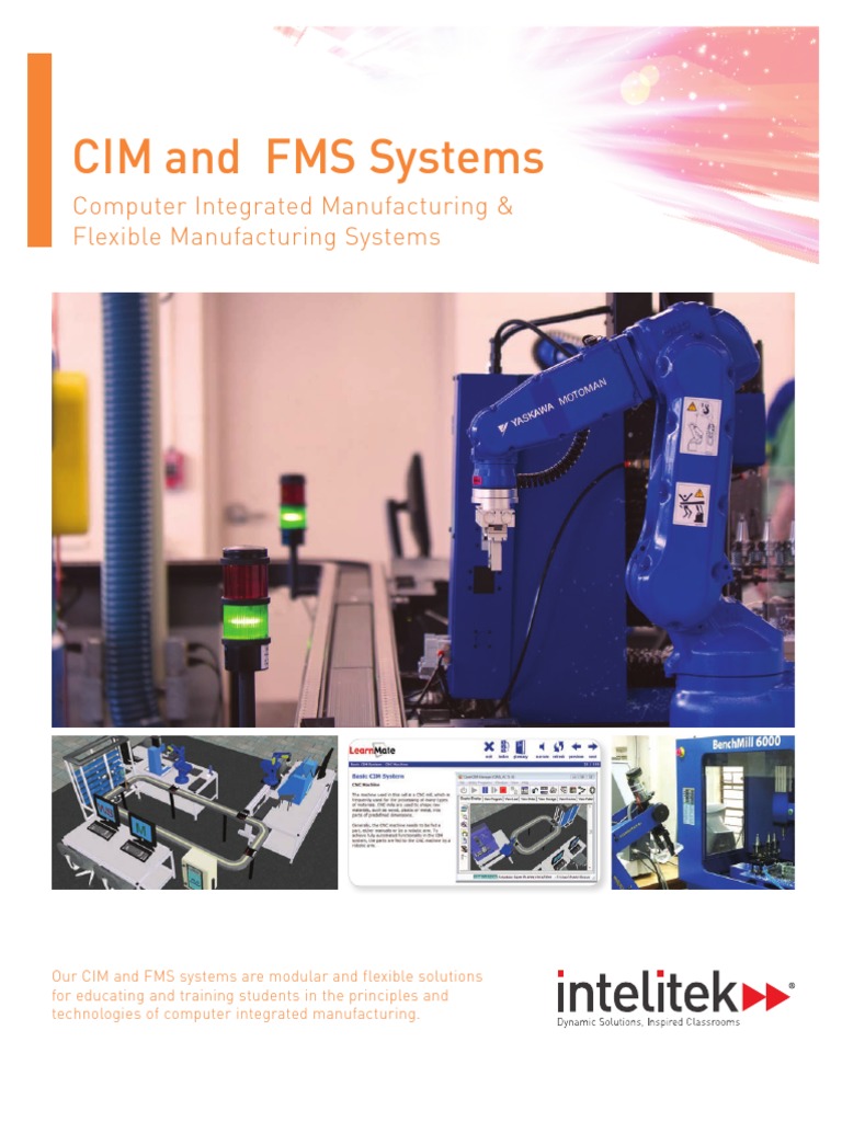 Cim And Fms Systems Computer Integrated Manufacturing And Flexible