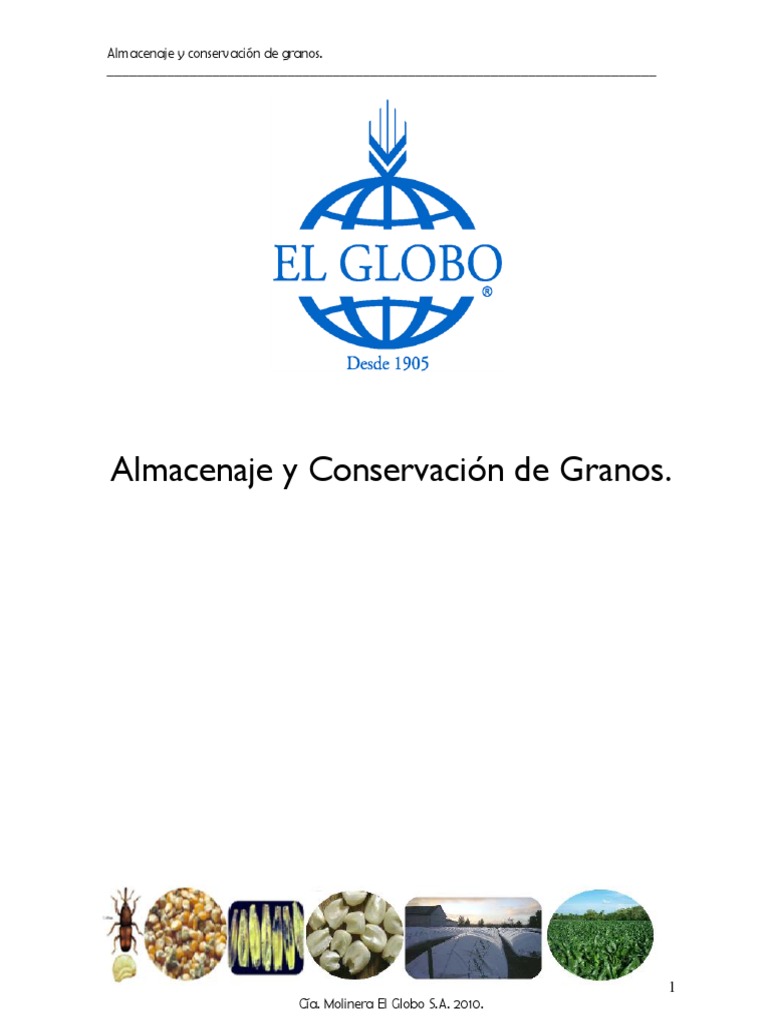 Almacenaje y Conservacion de Granos PDF | PDF | Cereales | Insectos