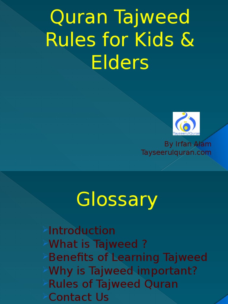 Quran Tajweed Rules | Quran | Arabic