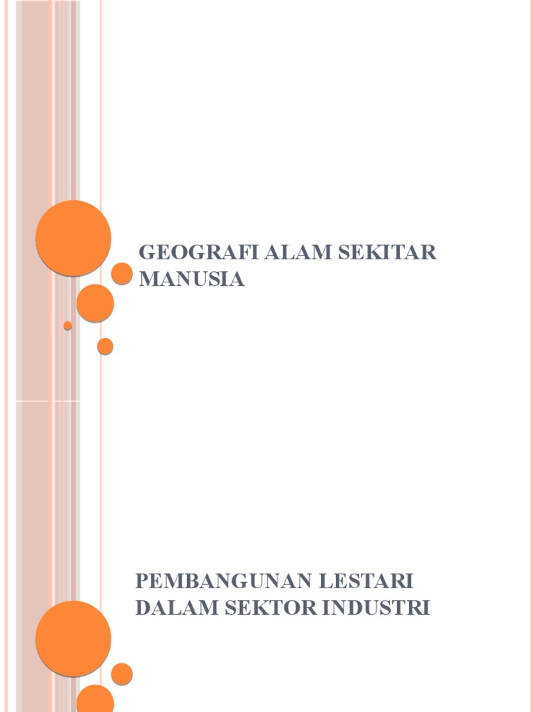 Geografi Alam Sekitar Manusia | PDF | Teknologi & Rekayasa