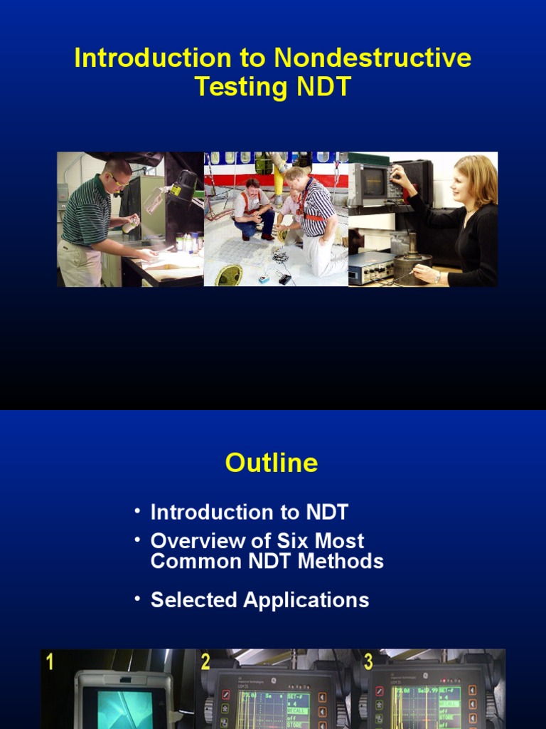 Introduction To Nondestructive Testing NDT | PDF | Electromagnetic ...