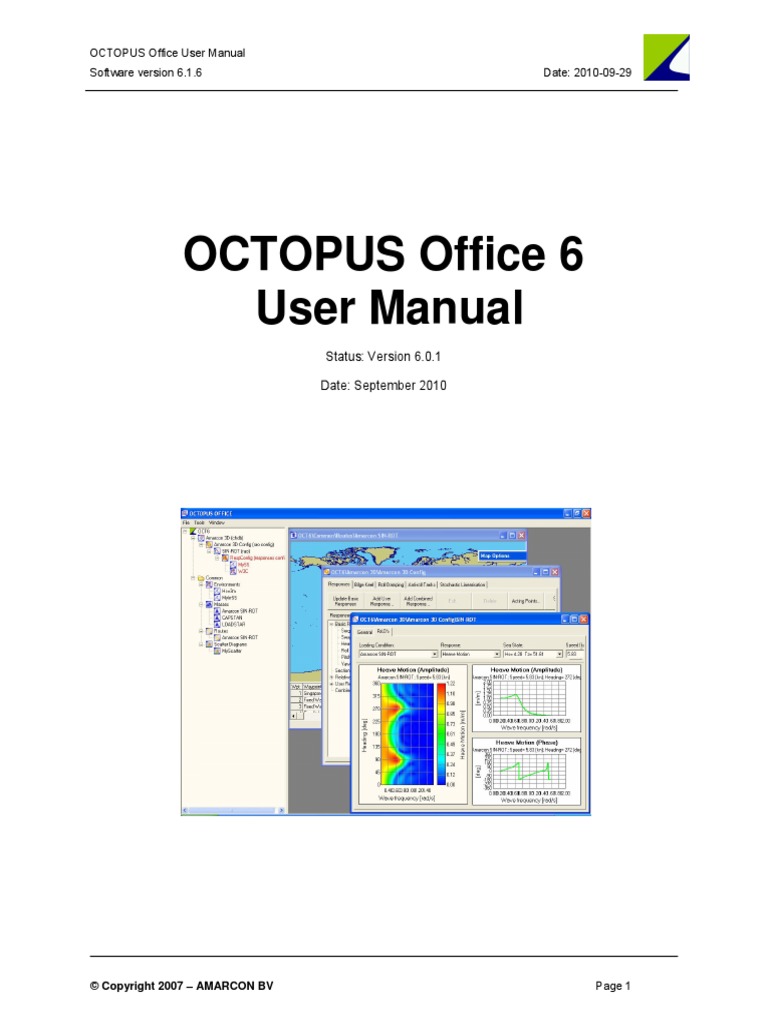 User Manual OCTOPUS-OFFICE SHIP MOTION ANALYSIS SOFTWARE | PDF ...