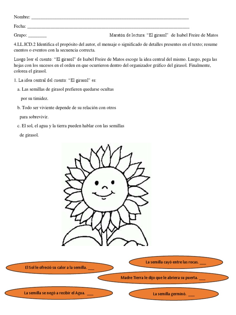 El Girasol Tareas