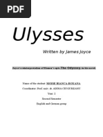 Ulysses Notes. Sem -1 | PDF | Odysseus | Odyssey