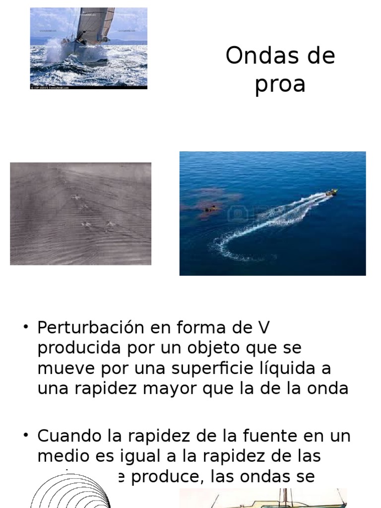 Ondas de Proa y Choque: Explicación | PDF
