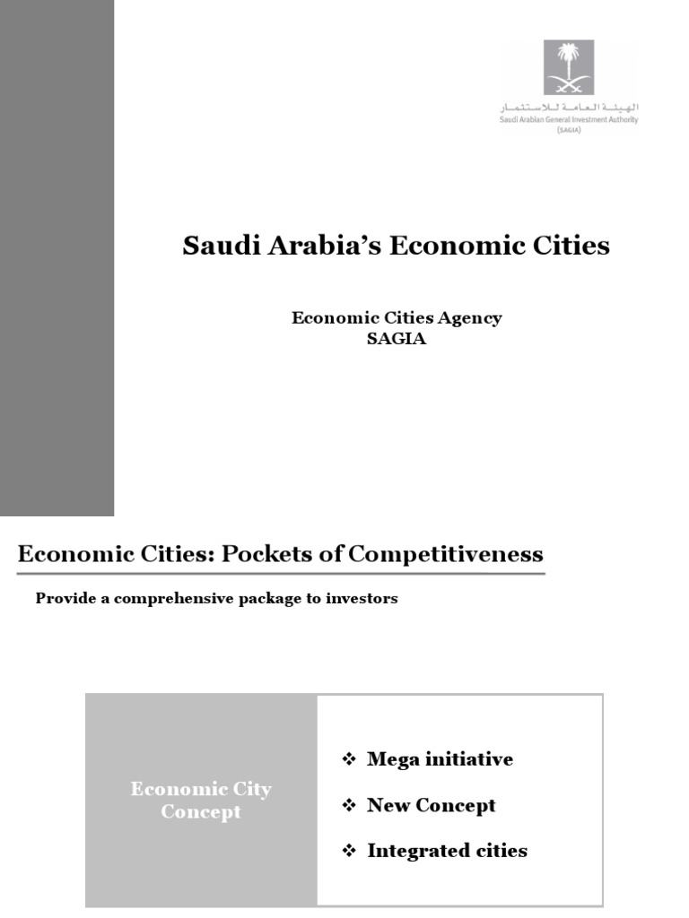 Saudi Arabia's Economic Cities Overview | PDF | City | Economies