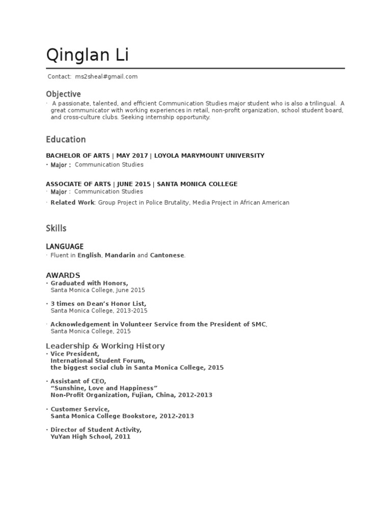 Qinglan Li | PDF | Career & Growth | Social Science