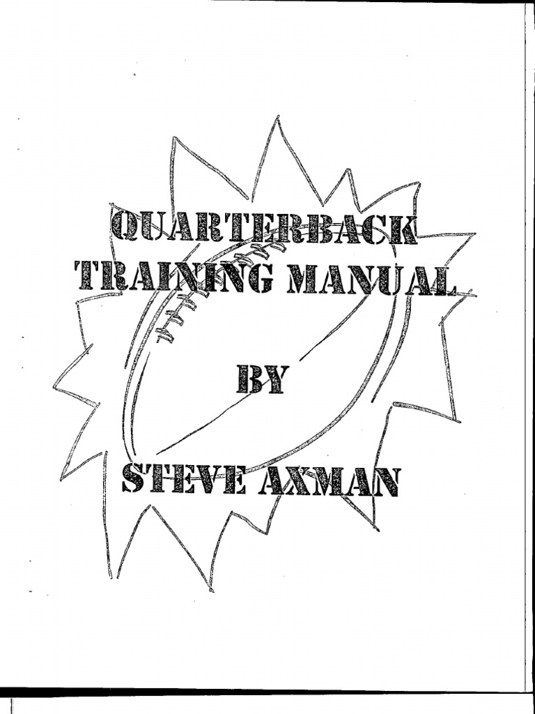 QB Manual - Steve Axman | PDF