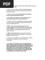 Catholic Confession Cheat Sheet | PDF | Penance | Sacraments