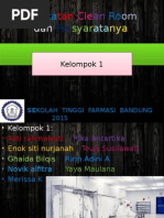 Klasifikasi Ruang di Industri Farmasi | PDF