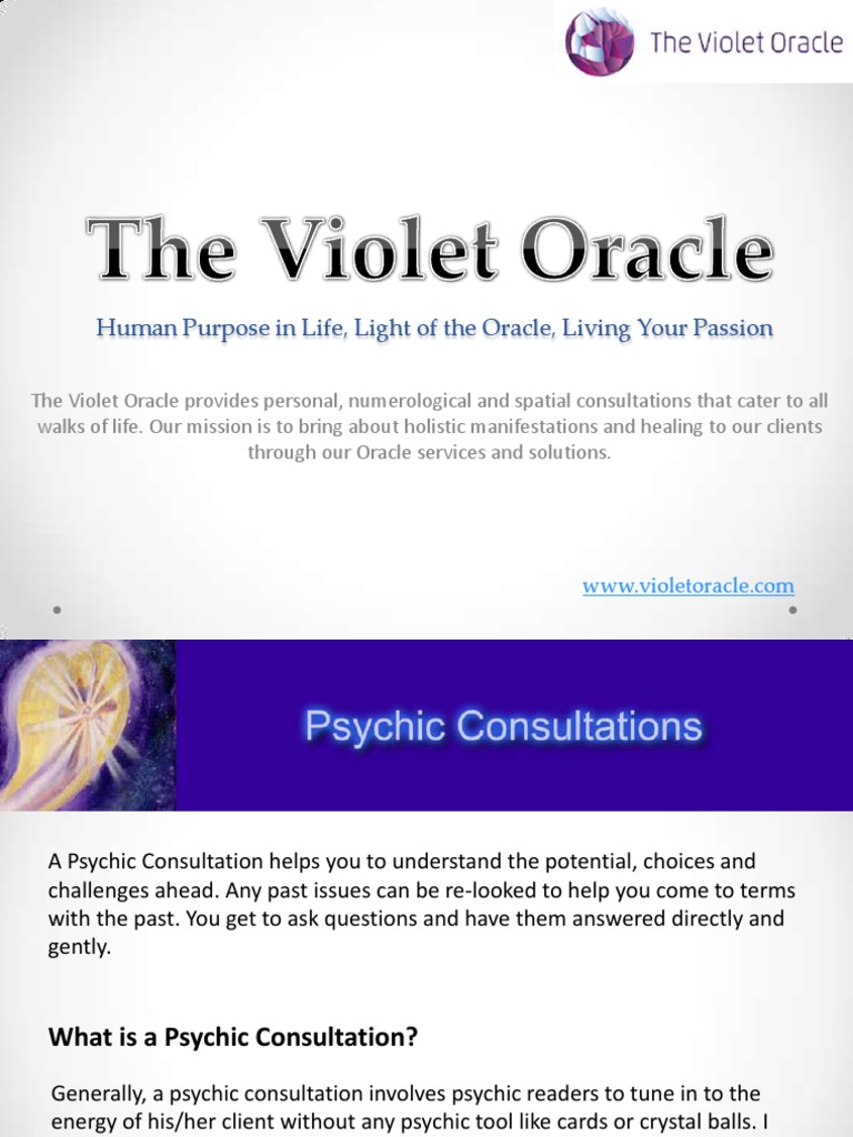 Free Oracles of The Future | PDF | Psychic