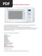 Partes Del Microondas | PDF | voltaje | Corriente eléctrica