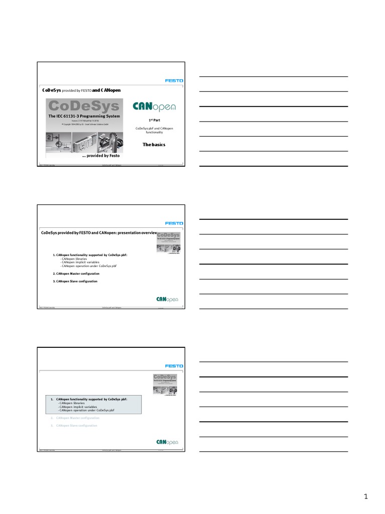 CoDeSys and CANopen Integration Guide | PDF | Computing | Computer Engineering
