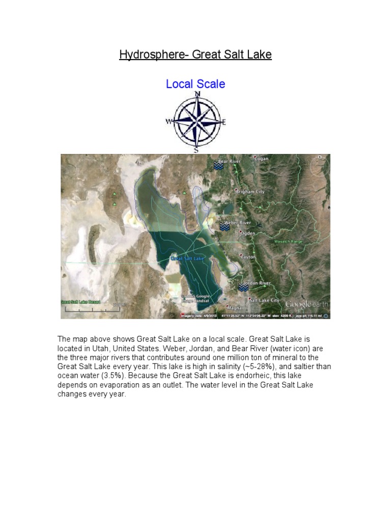 Great Salt Lake: Salinity and Water Levels | PDF | Social Science ...
