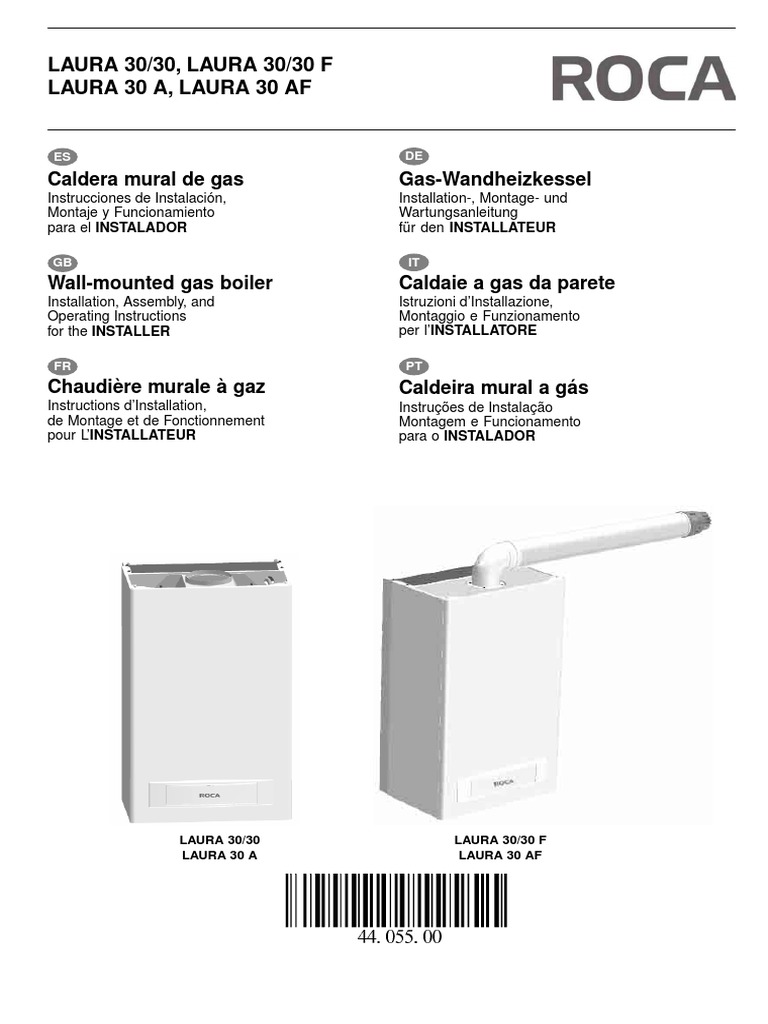 Laura 30-30 Roca | PDF | Propano | Caldeira