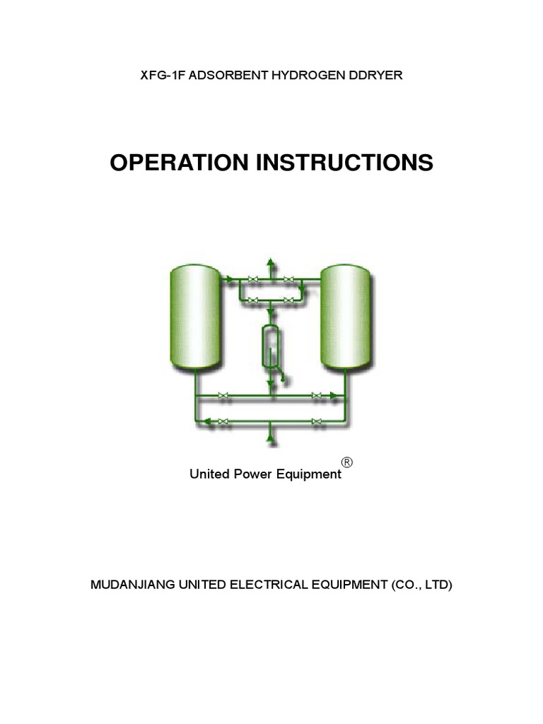 18 - XFG-1 ADSORBENT HYDROGEN DRIER 吸附式氢气干燥器（英文） PDF | PDF ...
