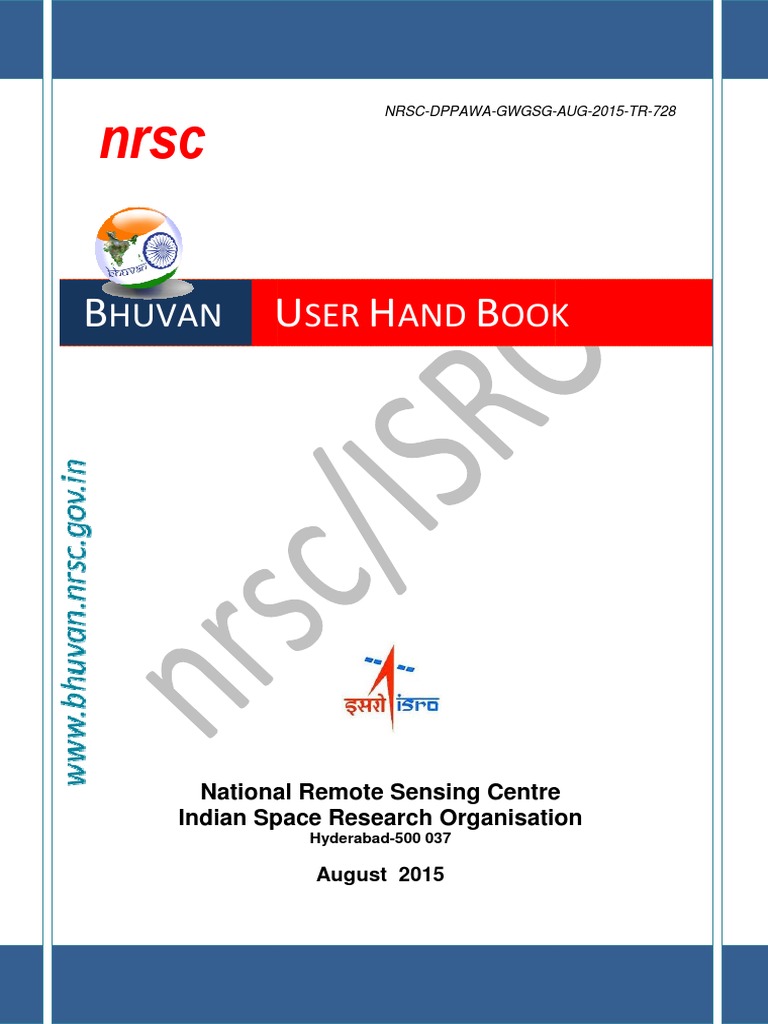 NRSC Bhuvan - User - Handbook PDF | PDF | Geographic Information System ...