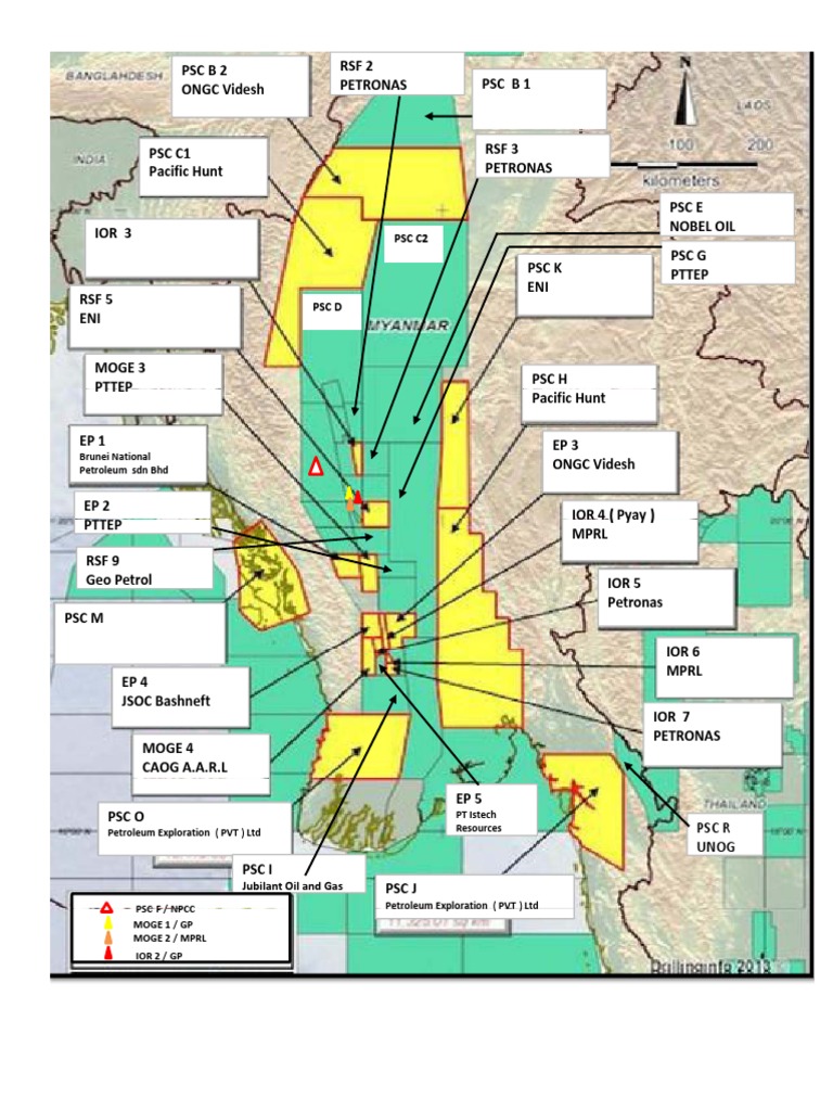 Onshore Map PDF | PDF