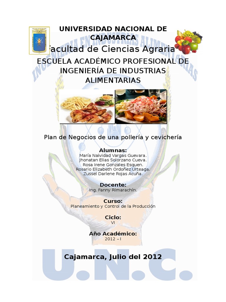 Plan de Negocio de Polleria | PDF | Recursos humanos | Calidad (comercial)