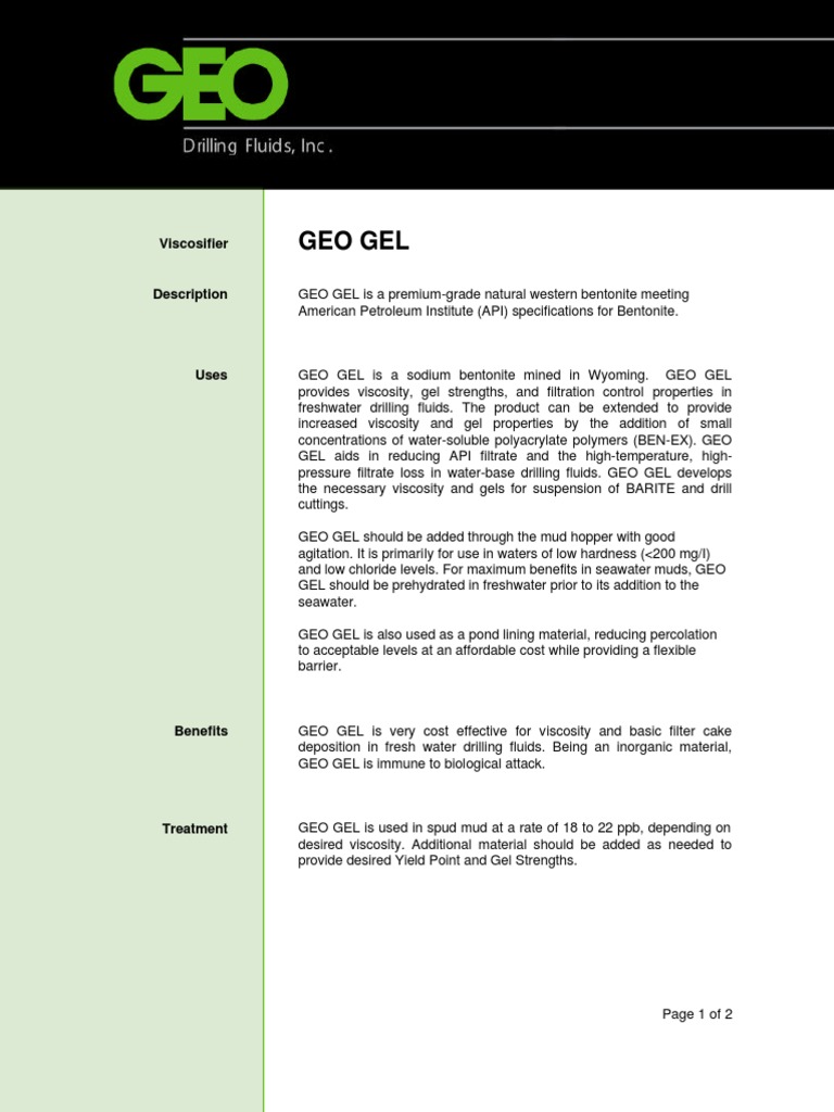 Geo Gel | PDF | Gel | Physical Sciences