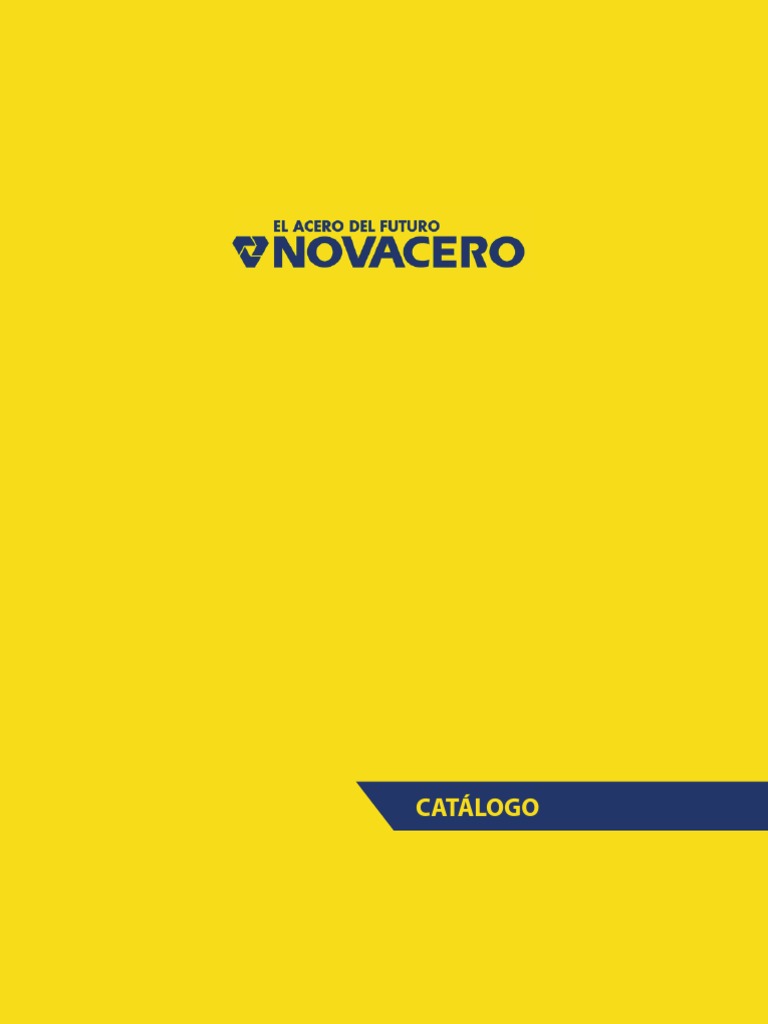 Catalogo Novacero | PDF | Concreto reforzado | Acero