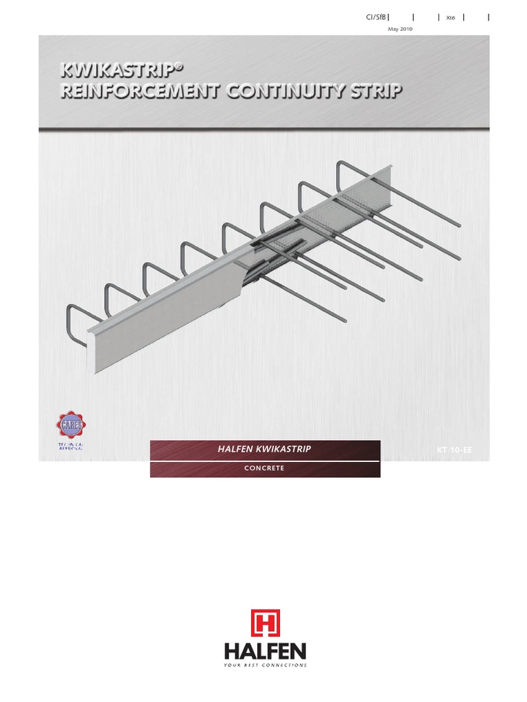 150810 Kwikastrip kt-uk.pdf | Bending | Concrete